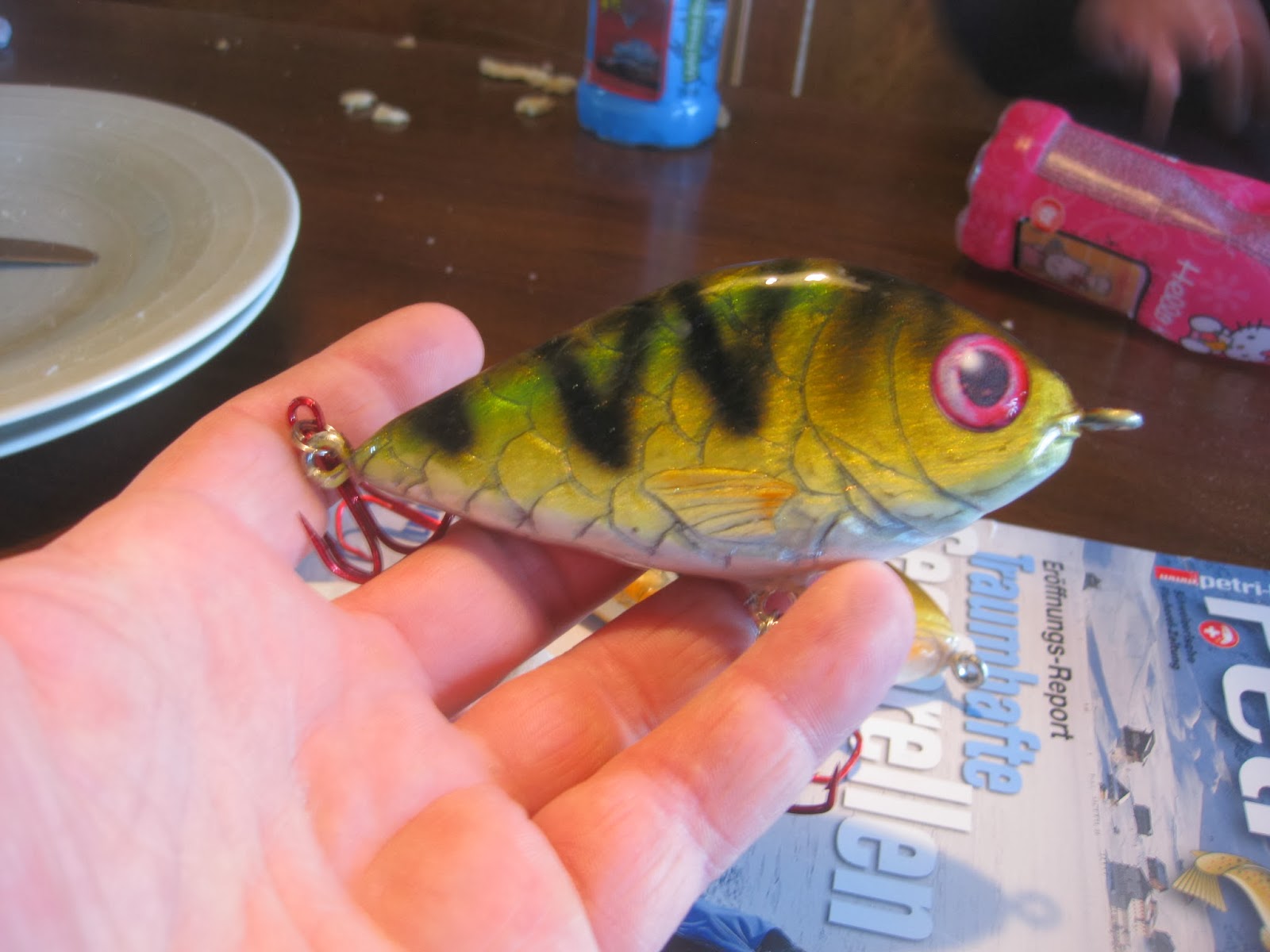 Psybolo Homemade Fishing Lures: Some Solarfall inspired Paint jobs