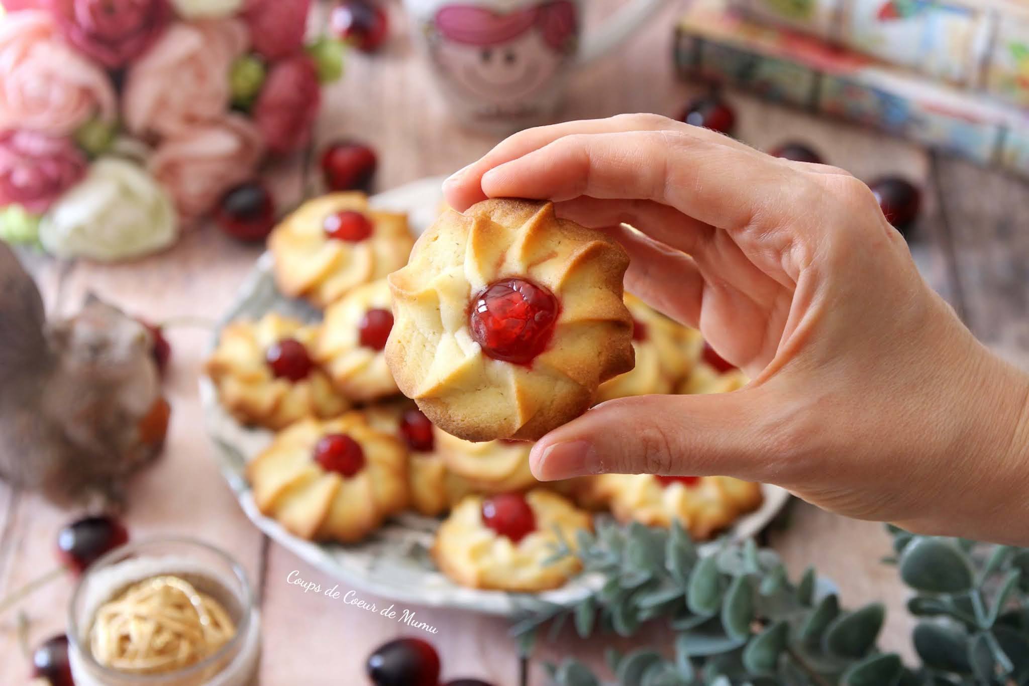 Petits Sablés à la Cerise Confite - La Recette Facile des Petits ...