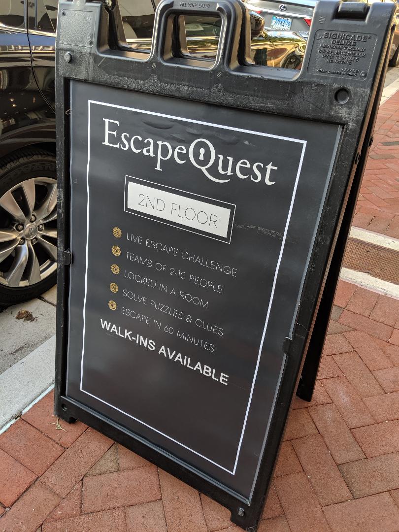 Robert Dyer @ Bethesda Row: Escape Quest opens in downtown Bethesda