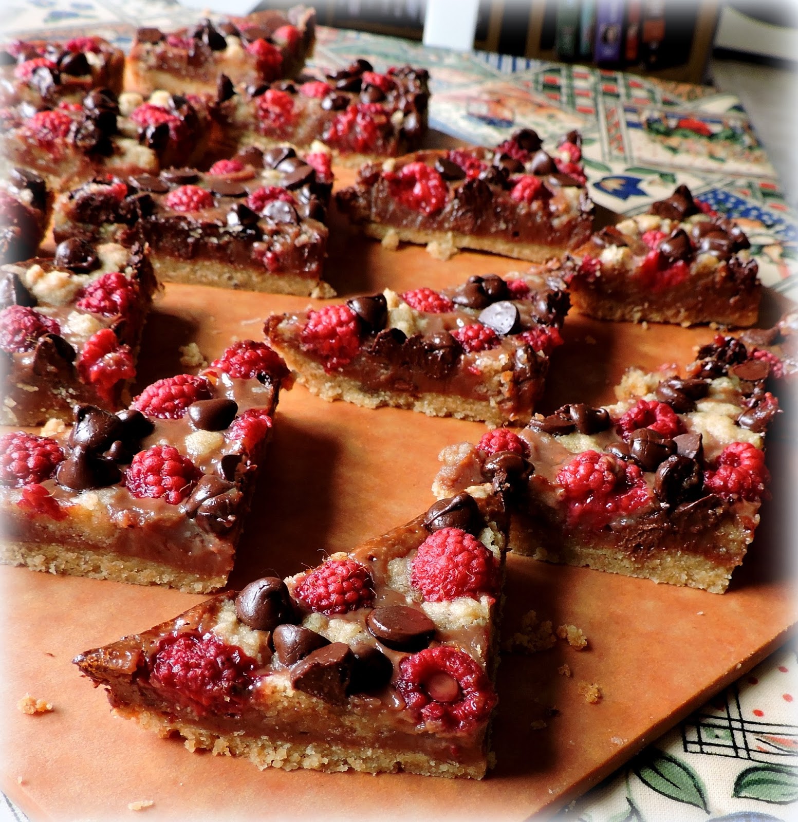 Chocolate Raspberry Pie Bars | The English Kitchen