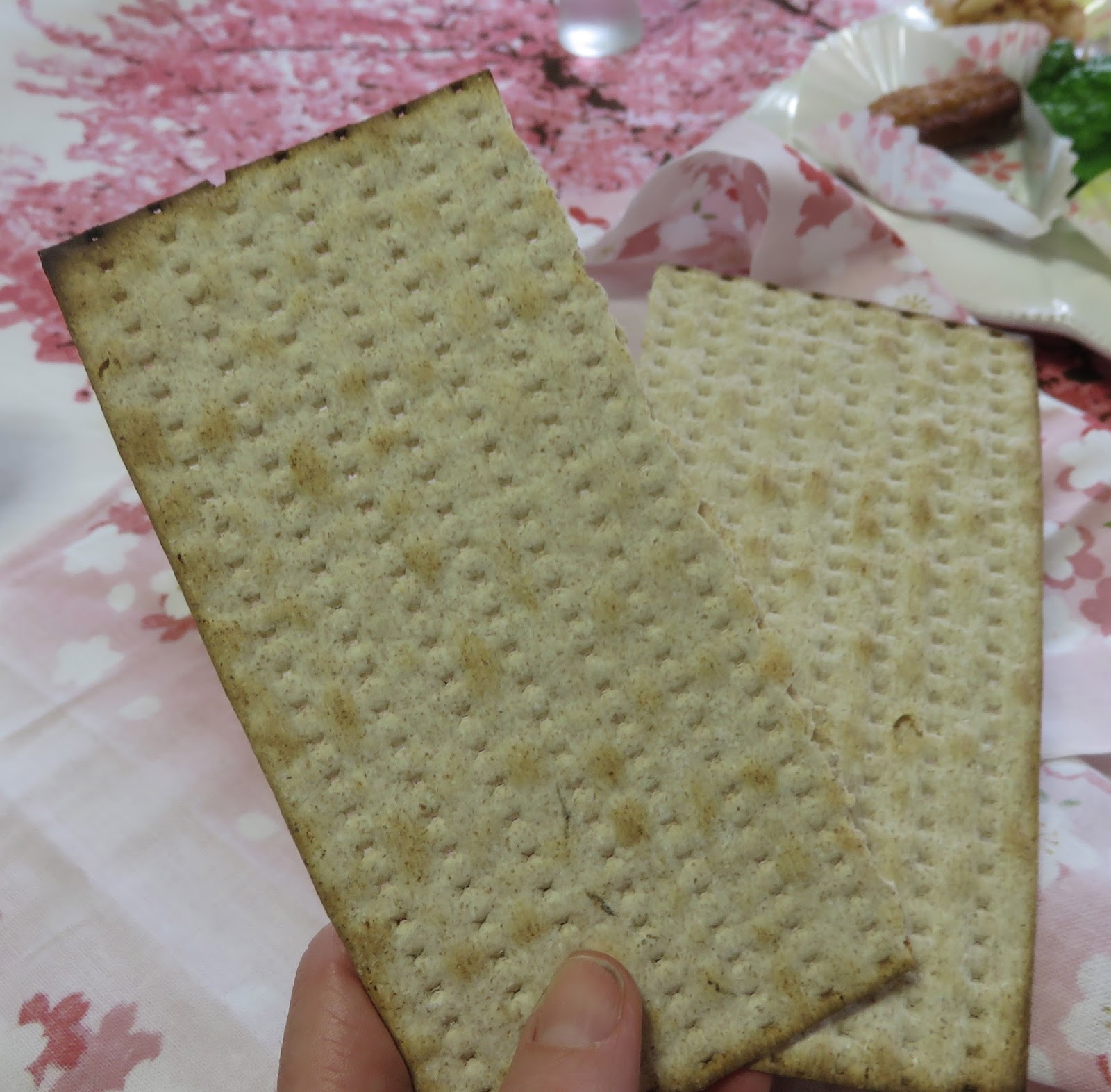 Challah and Cherry Blossoms: Afikomen