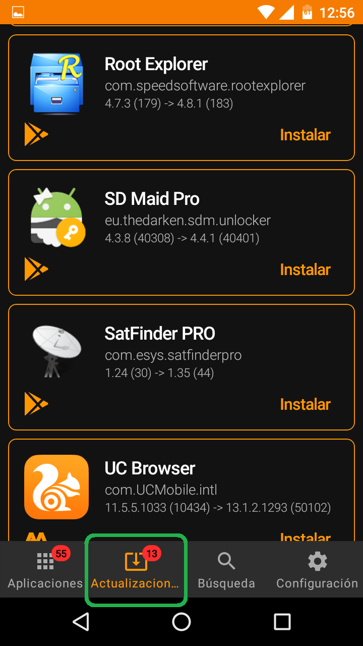 https://jorgechac.blogspot.com: APKUpdater - Manten Actualizadas tus Aplicaciones Android