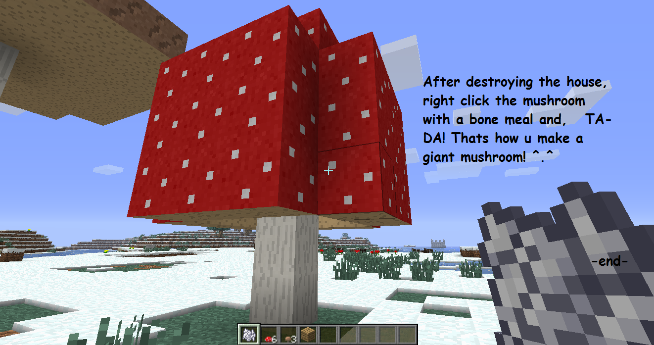 Pink Alice : Giant Mushroom! (Minecraft)