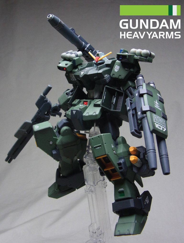 GUNDAM GUY: HG 1/144 Heavyarms Gundam - Custom Build
