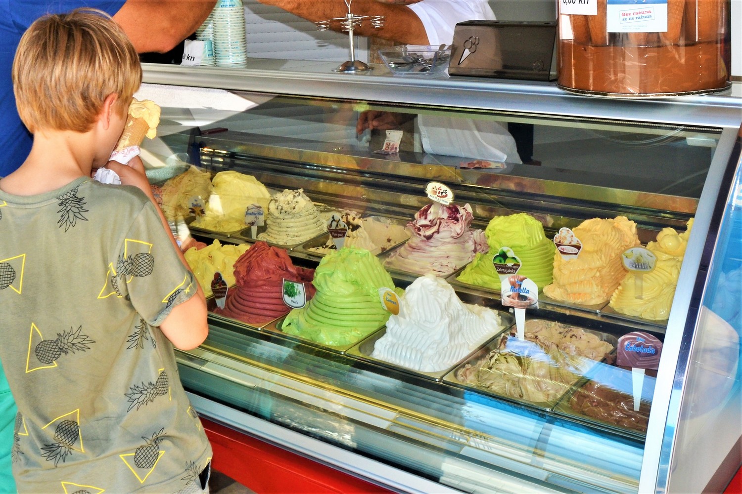 Zmrzlina M-eddy Eiskafe v Mandre