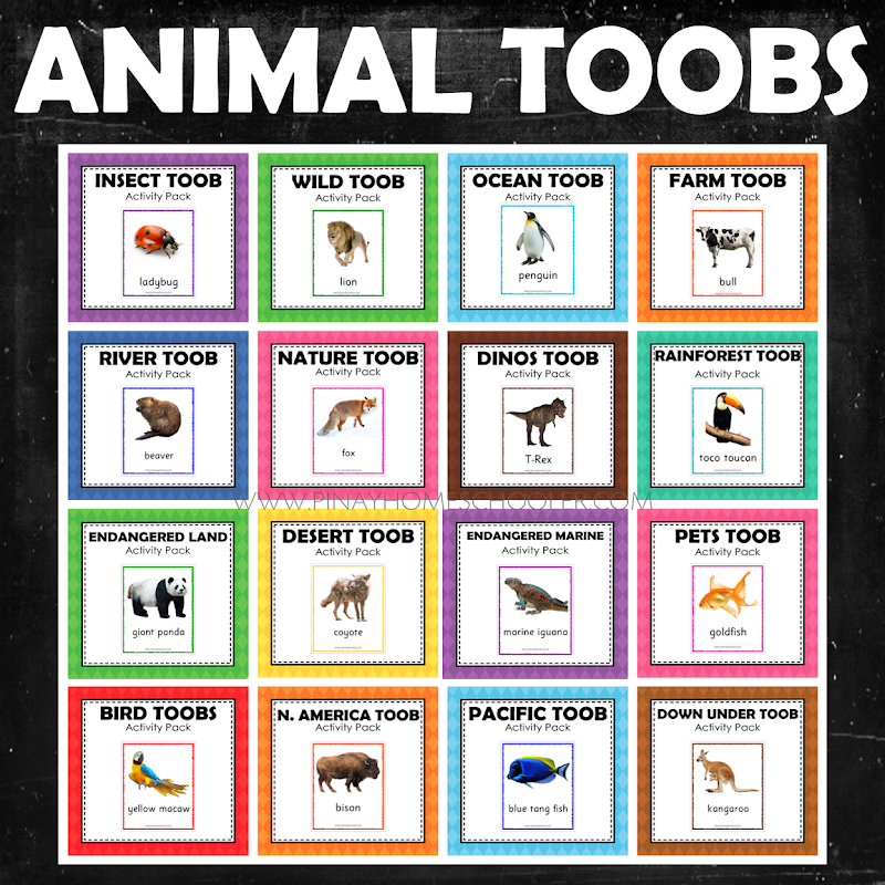 Safari Toob Theme Teaching Resources | The Pinay Homeschooler