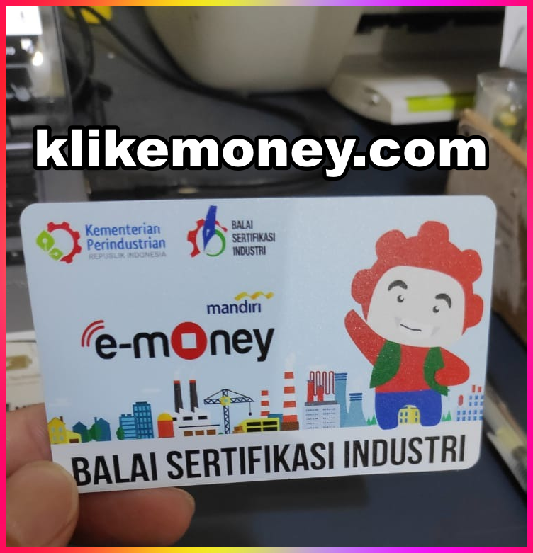 Tips Cara Cetak Emoney Custom - Guntur Sapta Blog