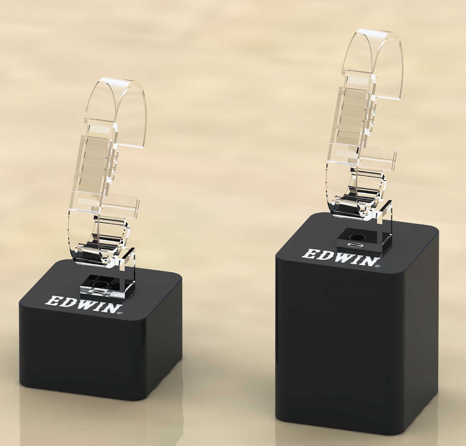 acrylic watch display stand