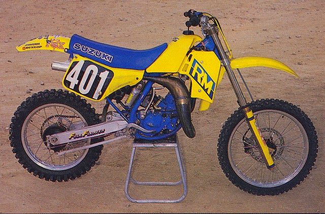 Daily Moto: 1987 Donny Schmit Factory Suzuki RM125