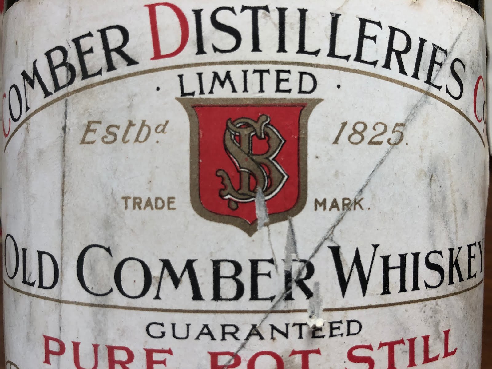 Old Comber Pure Pot Still Whiskey (1825–1961) - and the brief Scottish ...