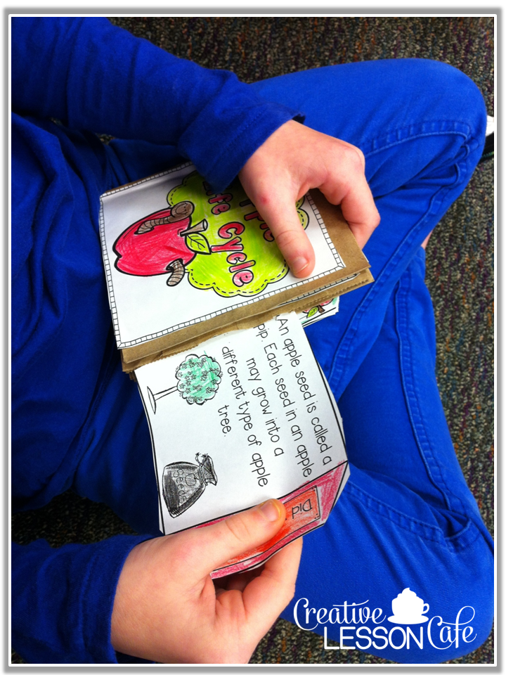 Creative Lesson Cafe: Apples and Pumpkins~ Brown Bag Books!