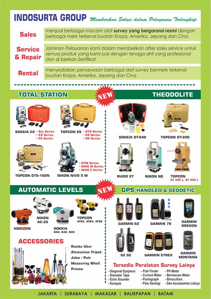 Brosur | ALAT UKUR SURVEY SUMATERA