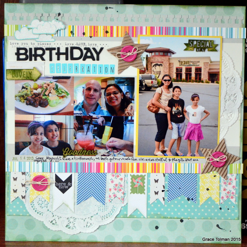 In my shoes: Birthday Celebration layout