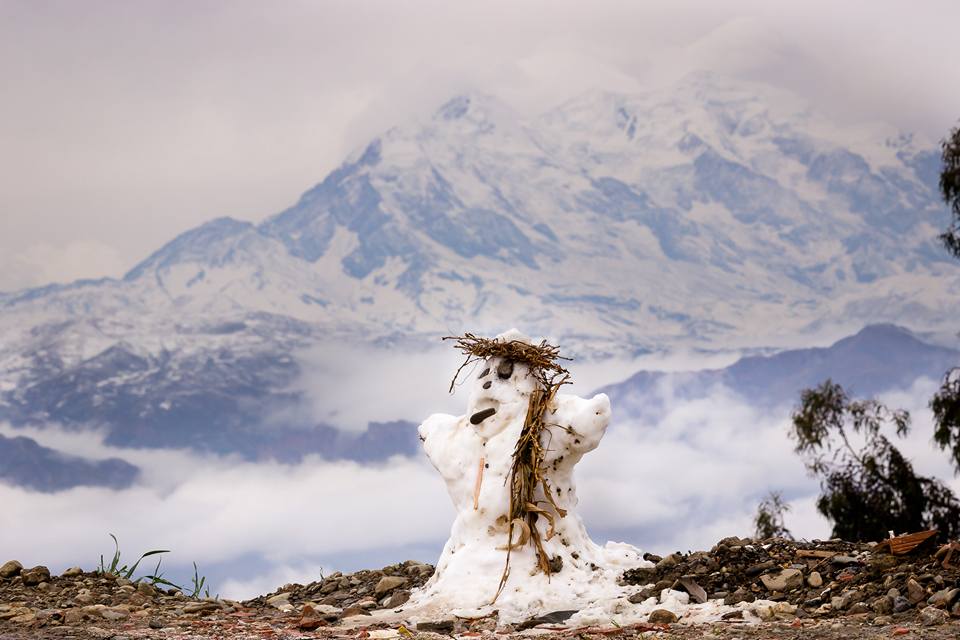 10 Fotografías realmente impactantes de la nevada en La Paz, Bolivia ...