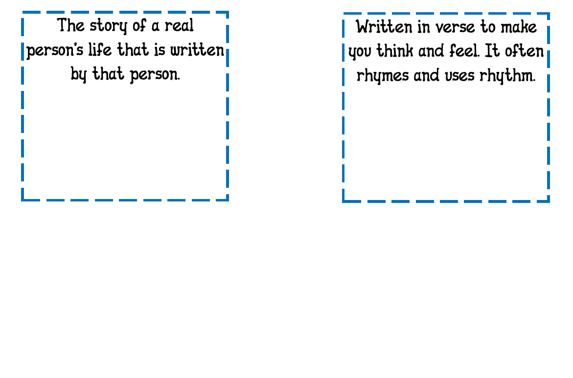 Jennifer's Teaching Tools: Genre