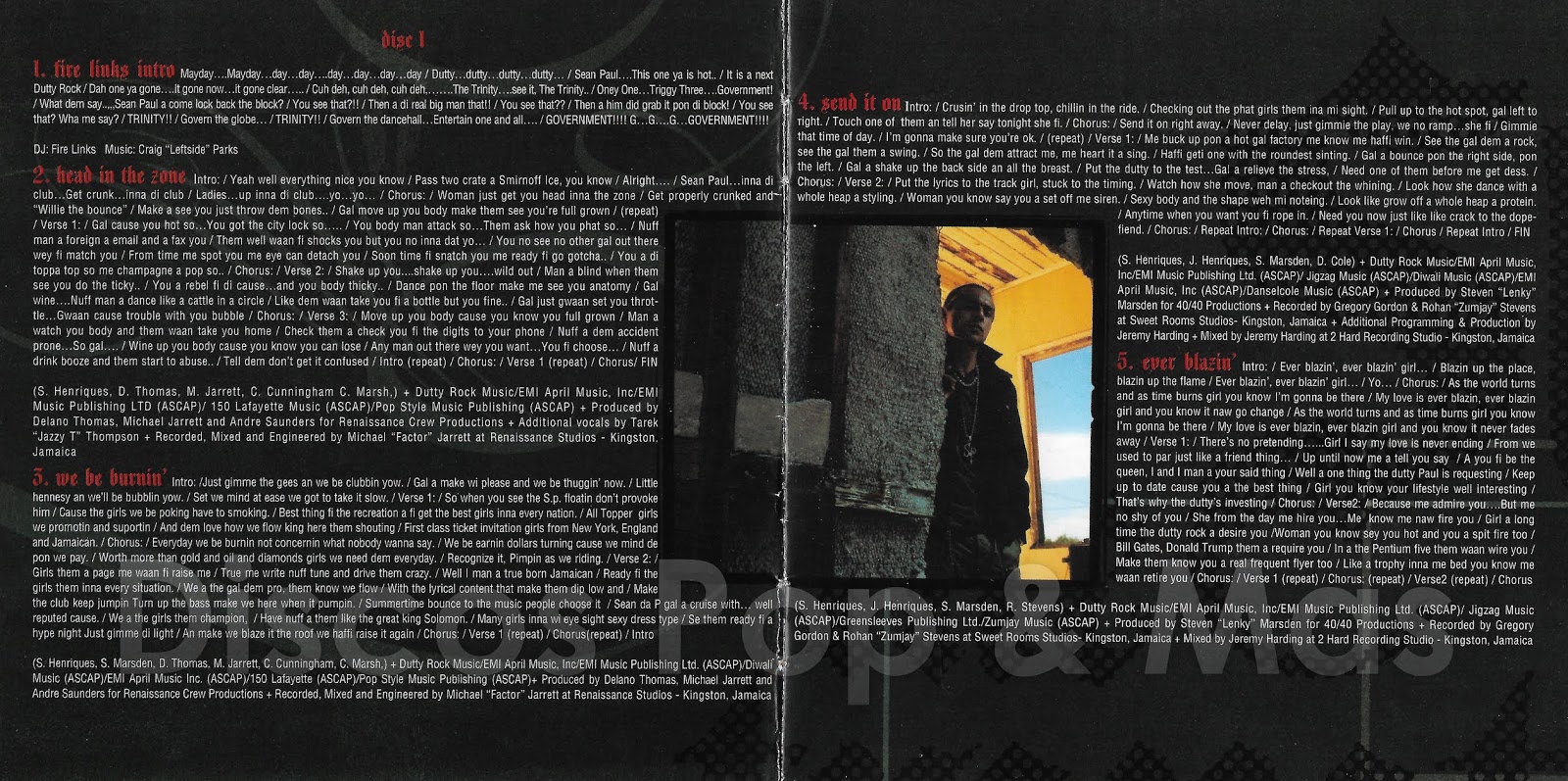 Discos Pop & Mas: Sean Paul - The Trinity (Special Edition)