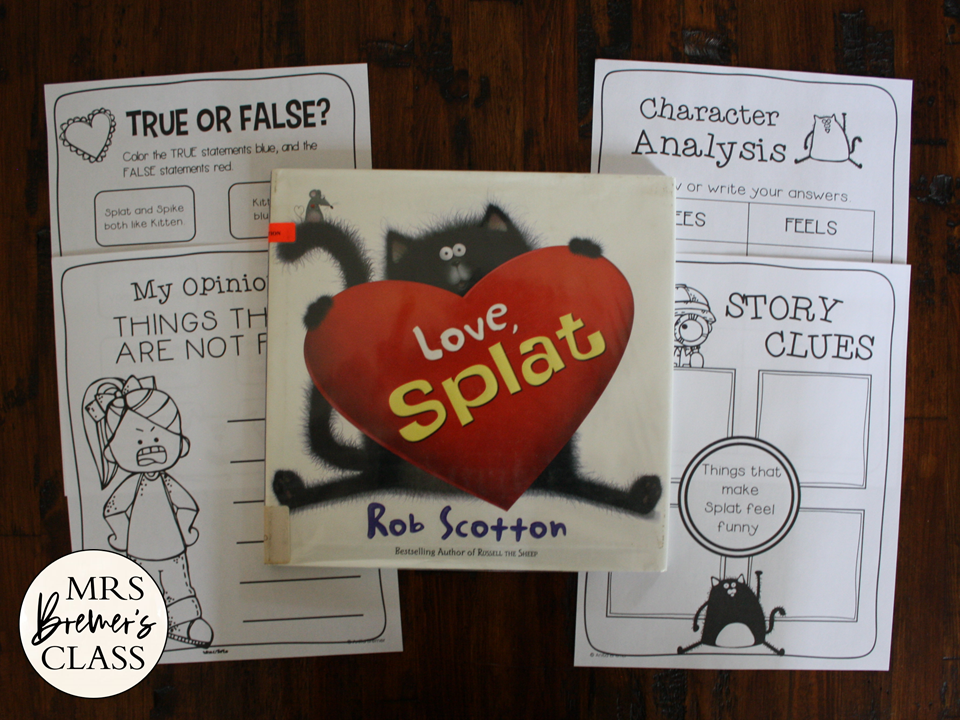 Love, Splat Activities and Freebies! | Mrs. Bremer's Class