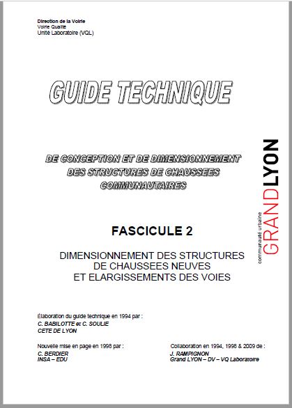 Bâtiment et Travaux public : Guide Technique de Conception et Dimensionnement des Chaussées ...