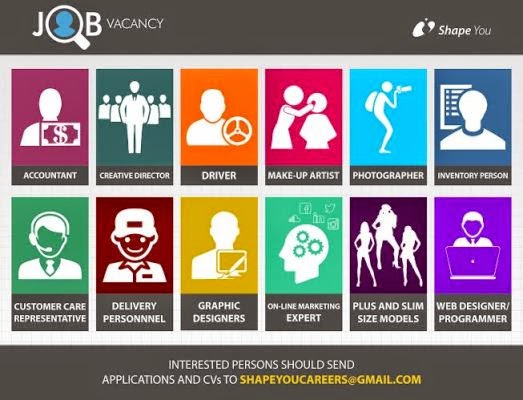 Job vacancies at Shape You