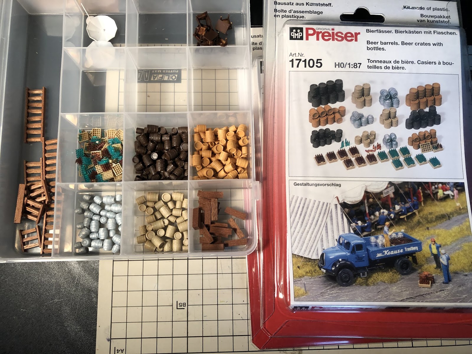 欧州鉄道模型とDCC 始めます！: Ostレイアウト製作35 酒場の家具作り2