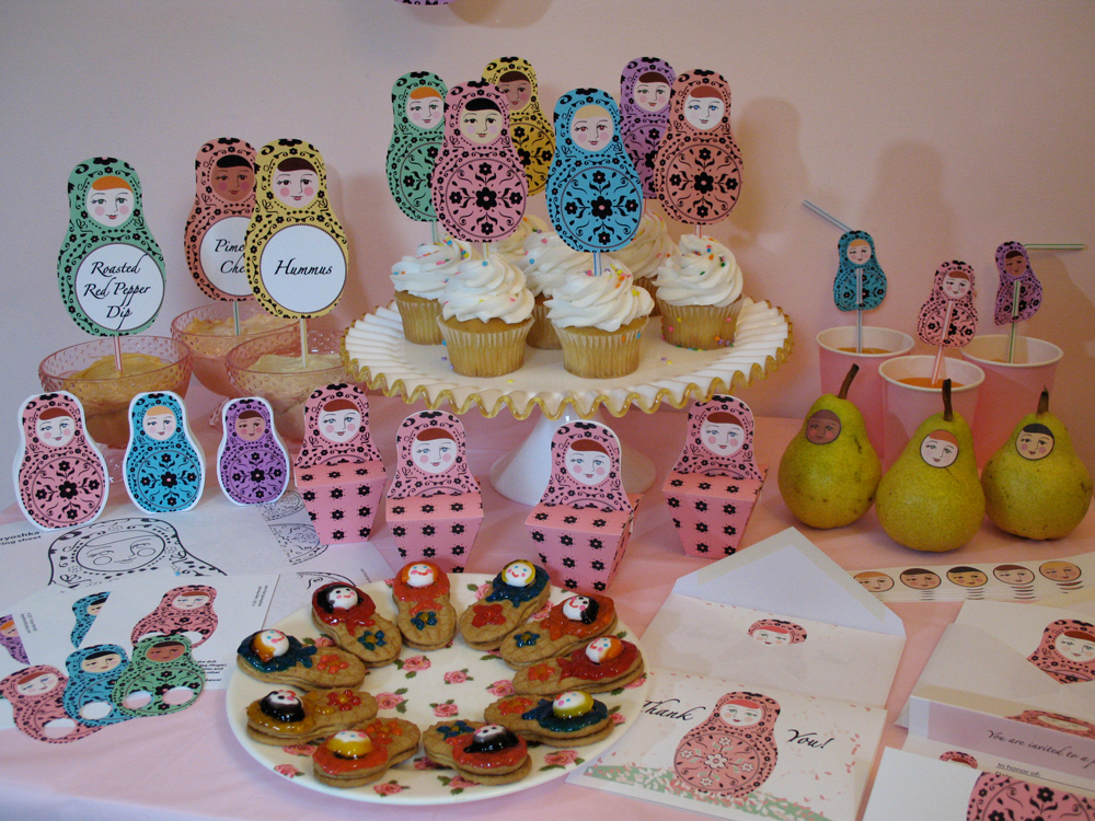 Amy Perrotti: Matryoshka Party Kit Printable PDF