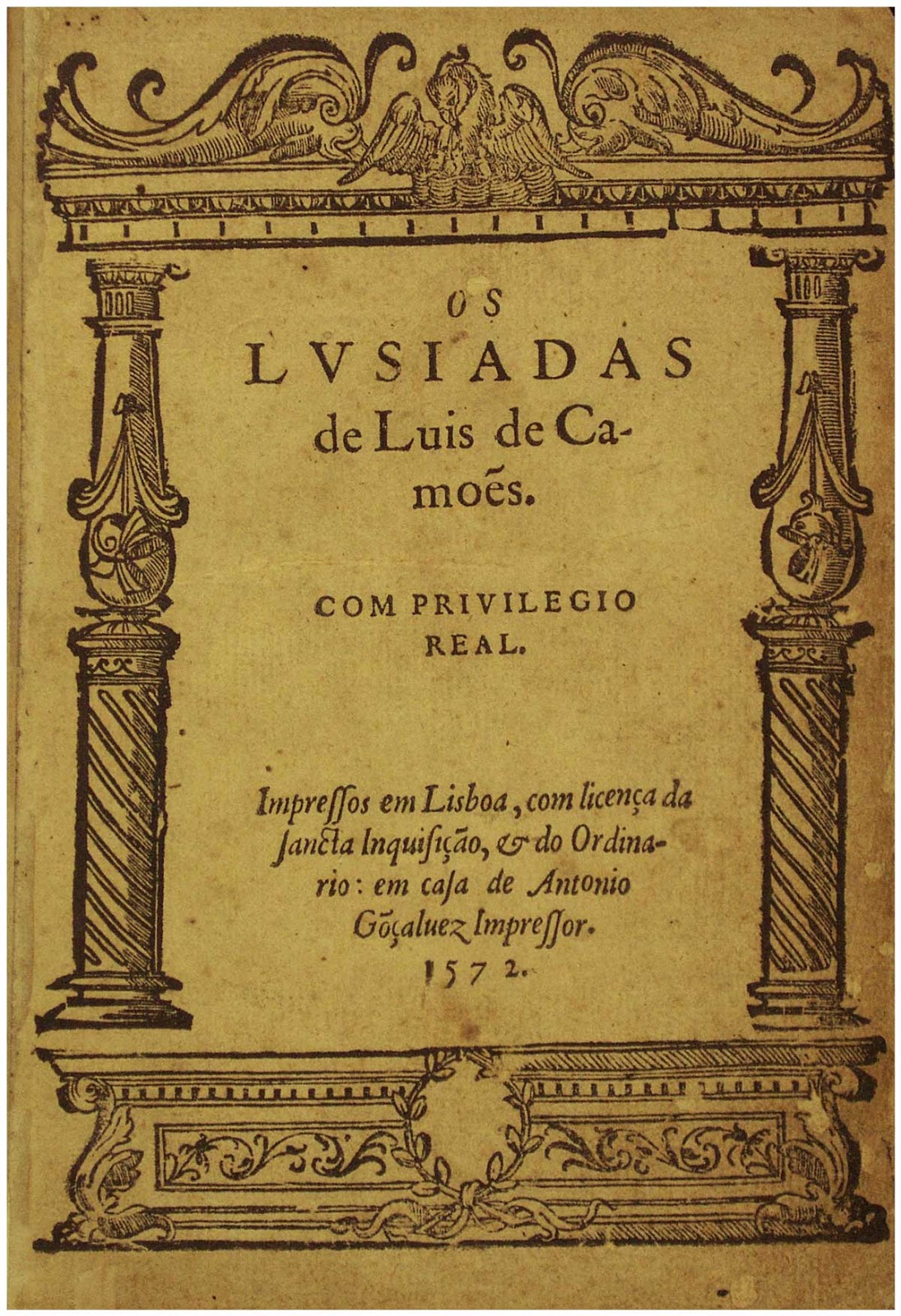 Lume & Ar: Os Lusíadas: 1ª Edição de 1572