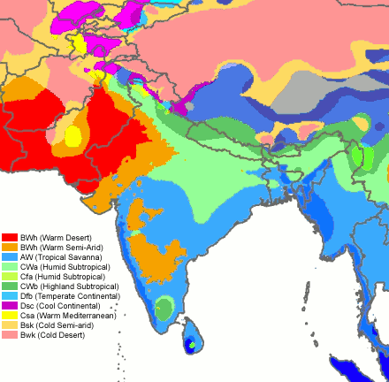 Weather and Climate: Kathmandu, Nepal: Climate Controls and Climate ...