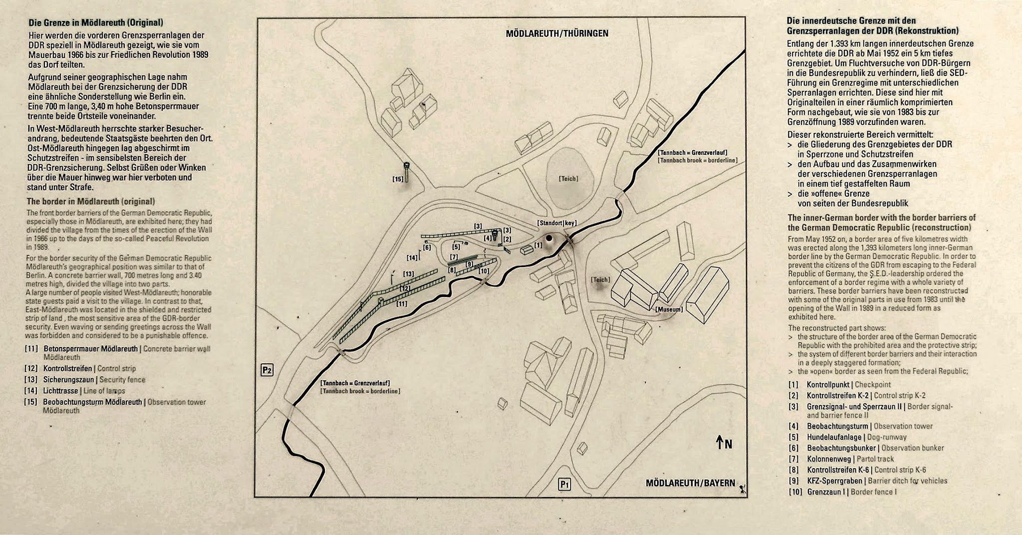 Durch den Ort mit seinen heute etwa 25 Einwohnern fließt wie eh und je ...