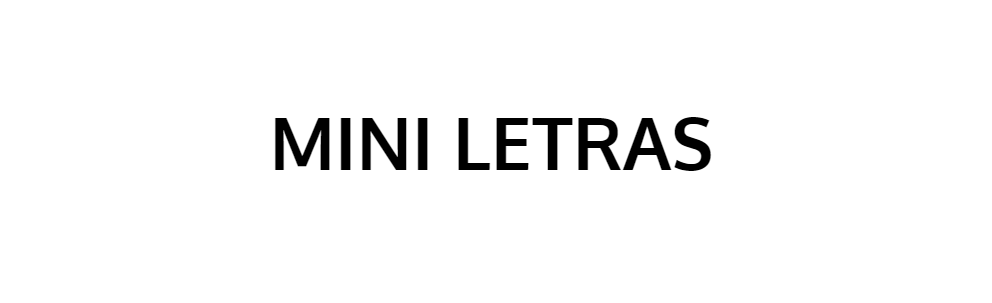 Mini Letras