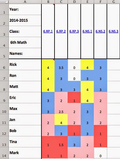 Mrs. L's Leveled Learning: Tracking Student Progress in Excel - Done ...