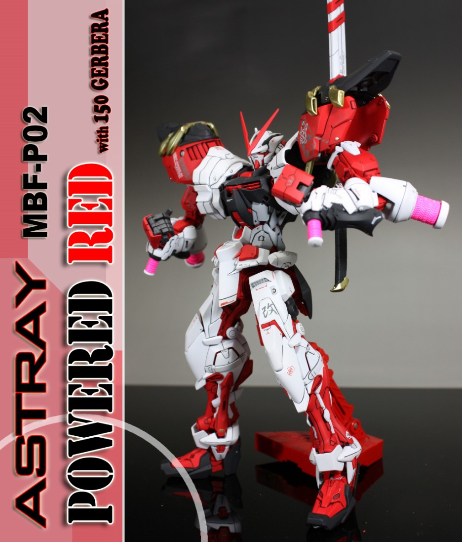 TORI the Modeller: MBF-P02 ASTRAY RED FRAME POWERED RED w/150M GABERA