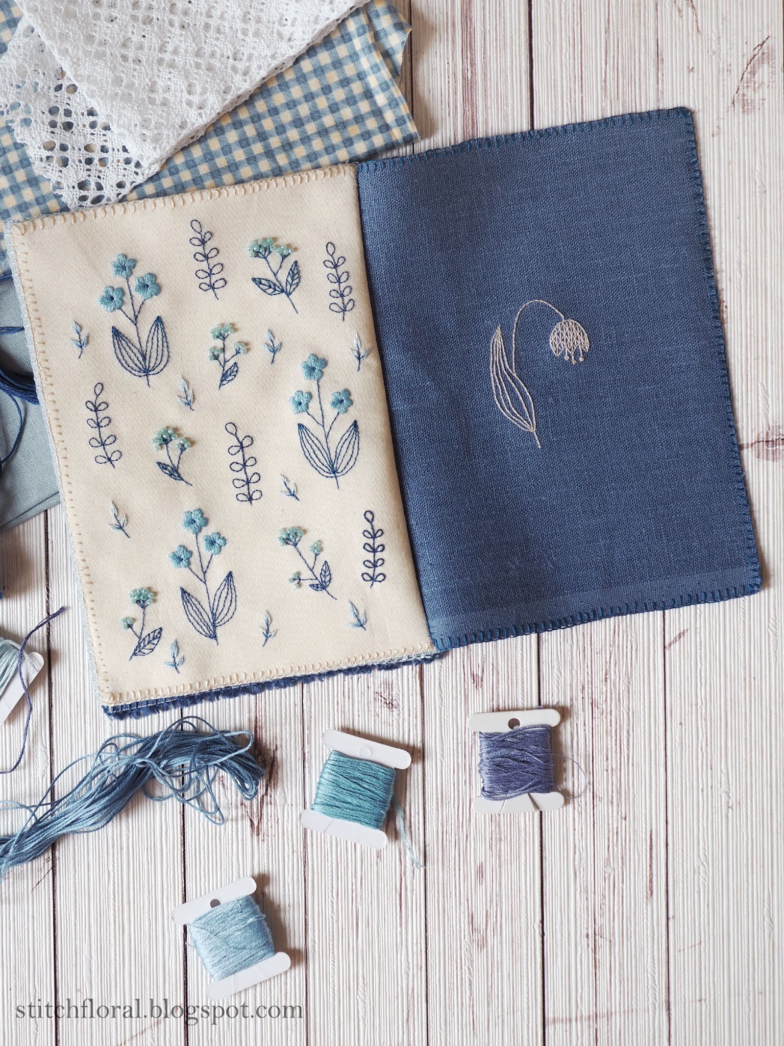The Blue Embroidery Journal - Stitch Floral