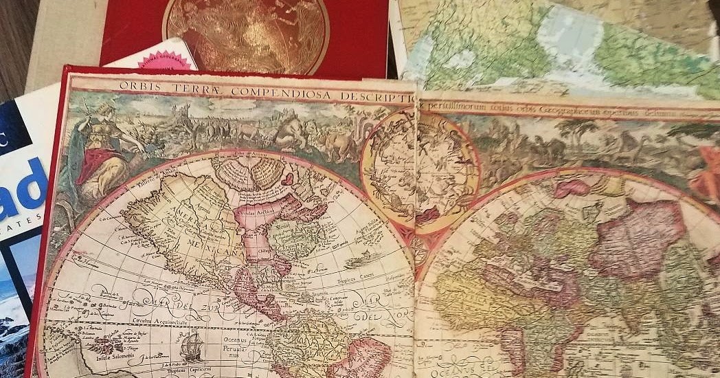 My Art Journal: Using Maps in Your Art