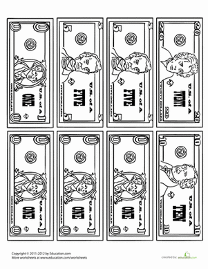 Money Coloring Pages ~ Coloring Pages