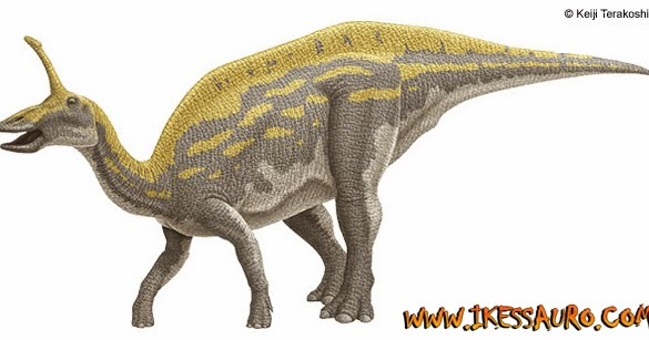 Tsintaosaurus reconstruído | Ikessauro
