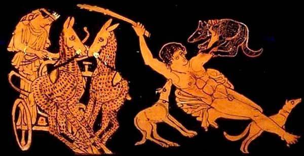 Villa romana de Carranque: El mito de Diana y Acteón