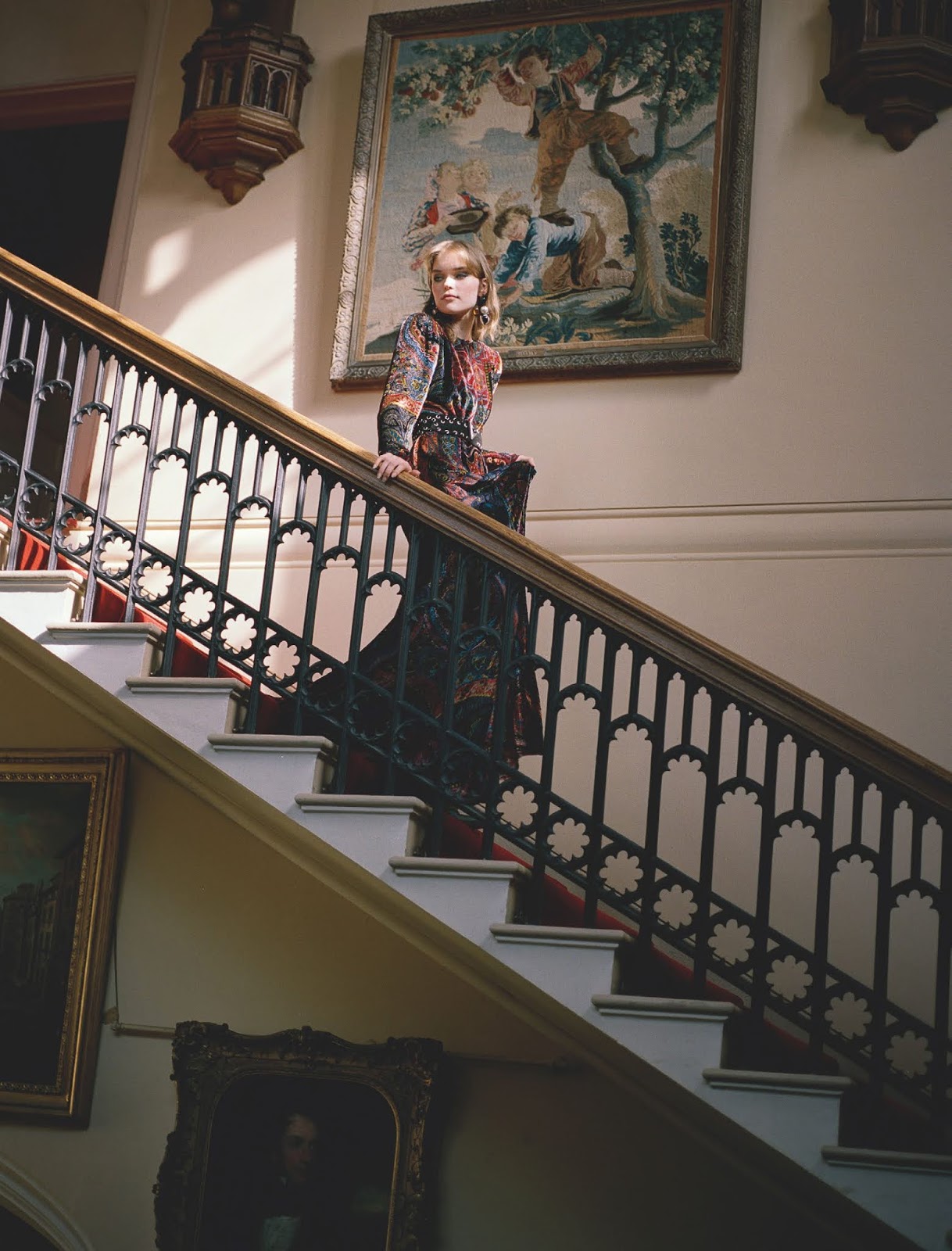 Delphi Primrose in Tatler UK August 2021 by Oli Kearon