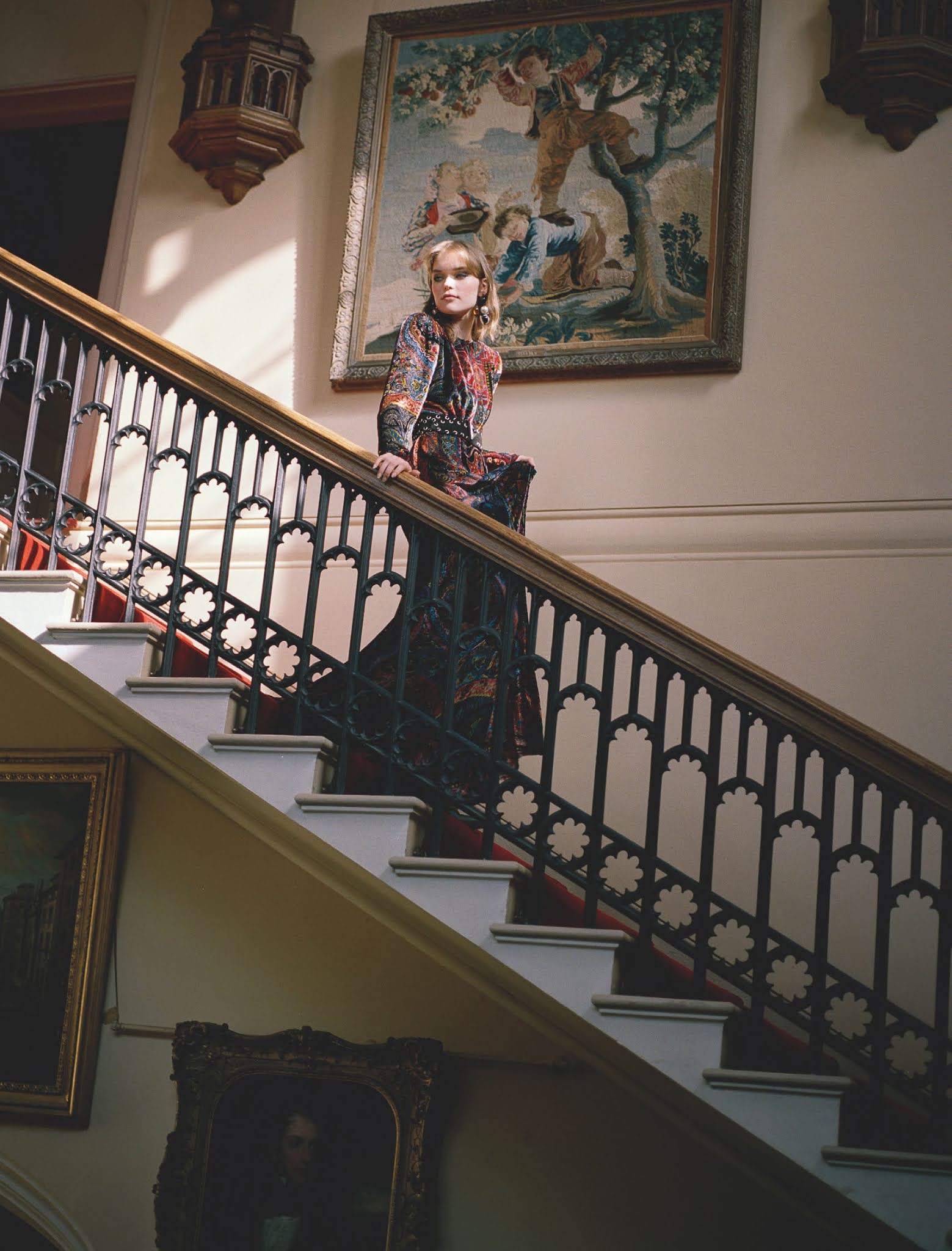 Delphi Primrose in Tatler UK August 2021 by Oli Kearon