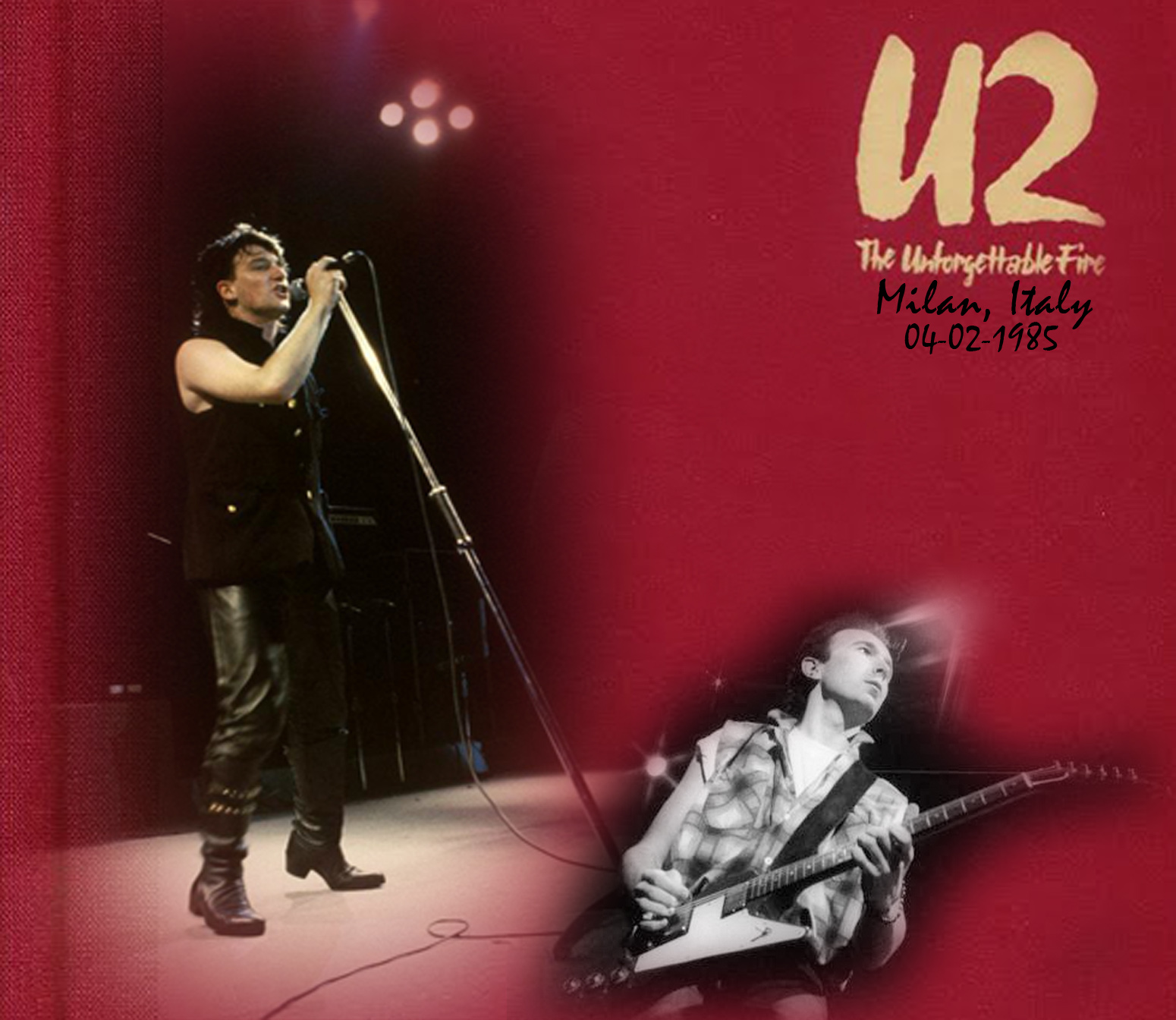 U2 Bootlegs & Rarities: U2 - The Unforgetable Fire Tour - Live Milan ...