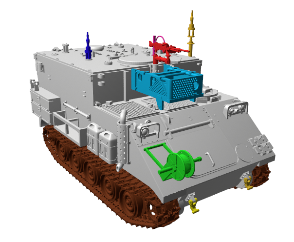 Gulumik Military Models: IDF M577 MUGAF Command Vehicle 1/72 RESIN ...