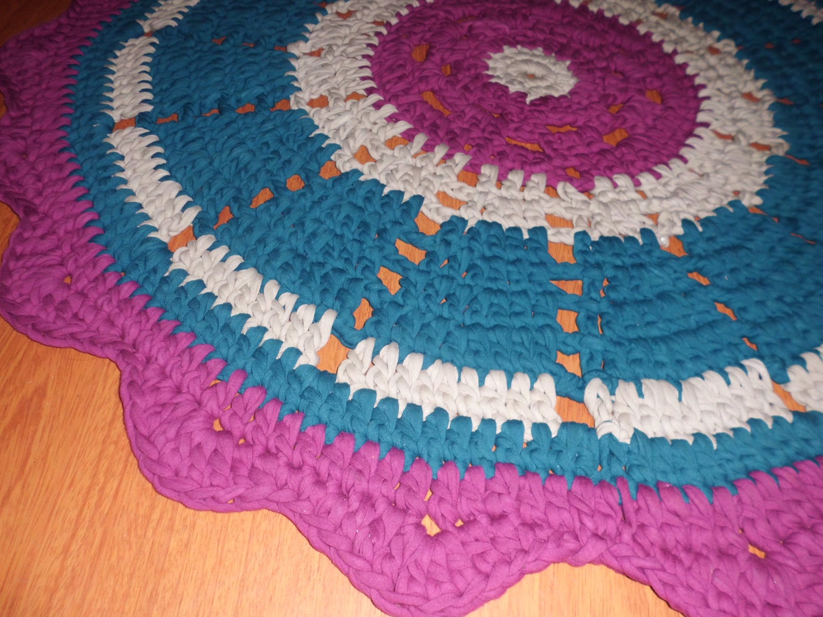 Tejido a crochet : Alfombra ganchillo