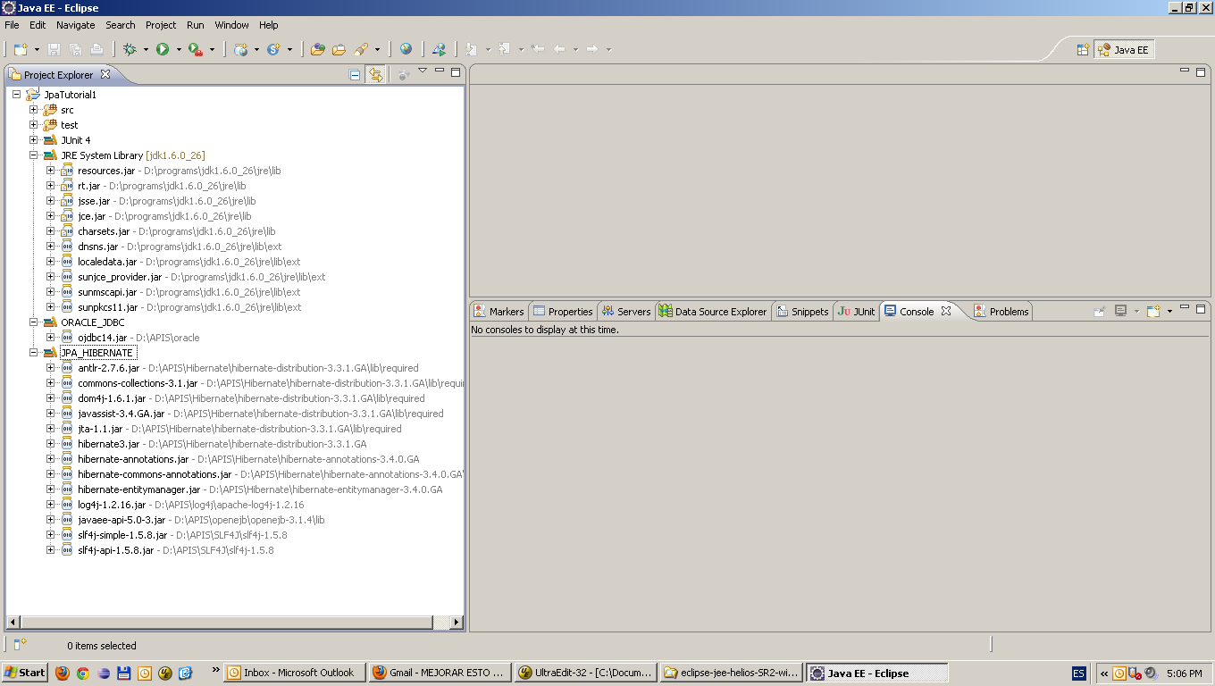 Java Frameworks & APIs: JPA - Configuración Eclipse + JPA + Hibernate Java Frameworks & APIs: JPA - Configuración Eclipse + JPA + Hibernate