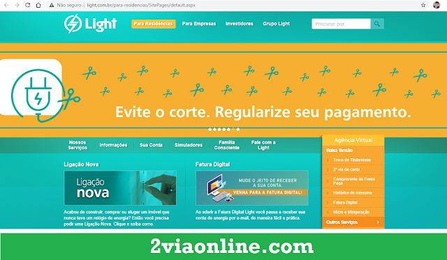Segunda Via Light | Conta de Luz 2023-2024
