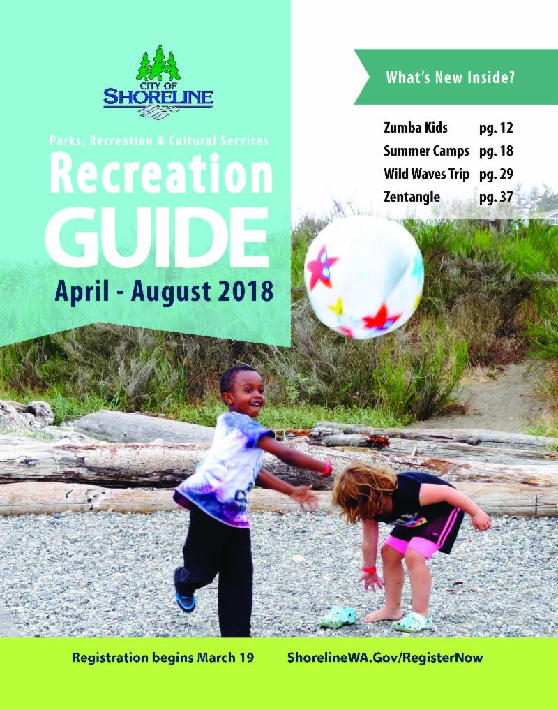 Shoreline Area News: Spring - Summer Recreation guide - registration ...