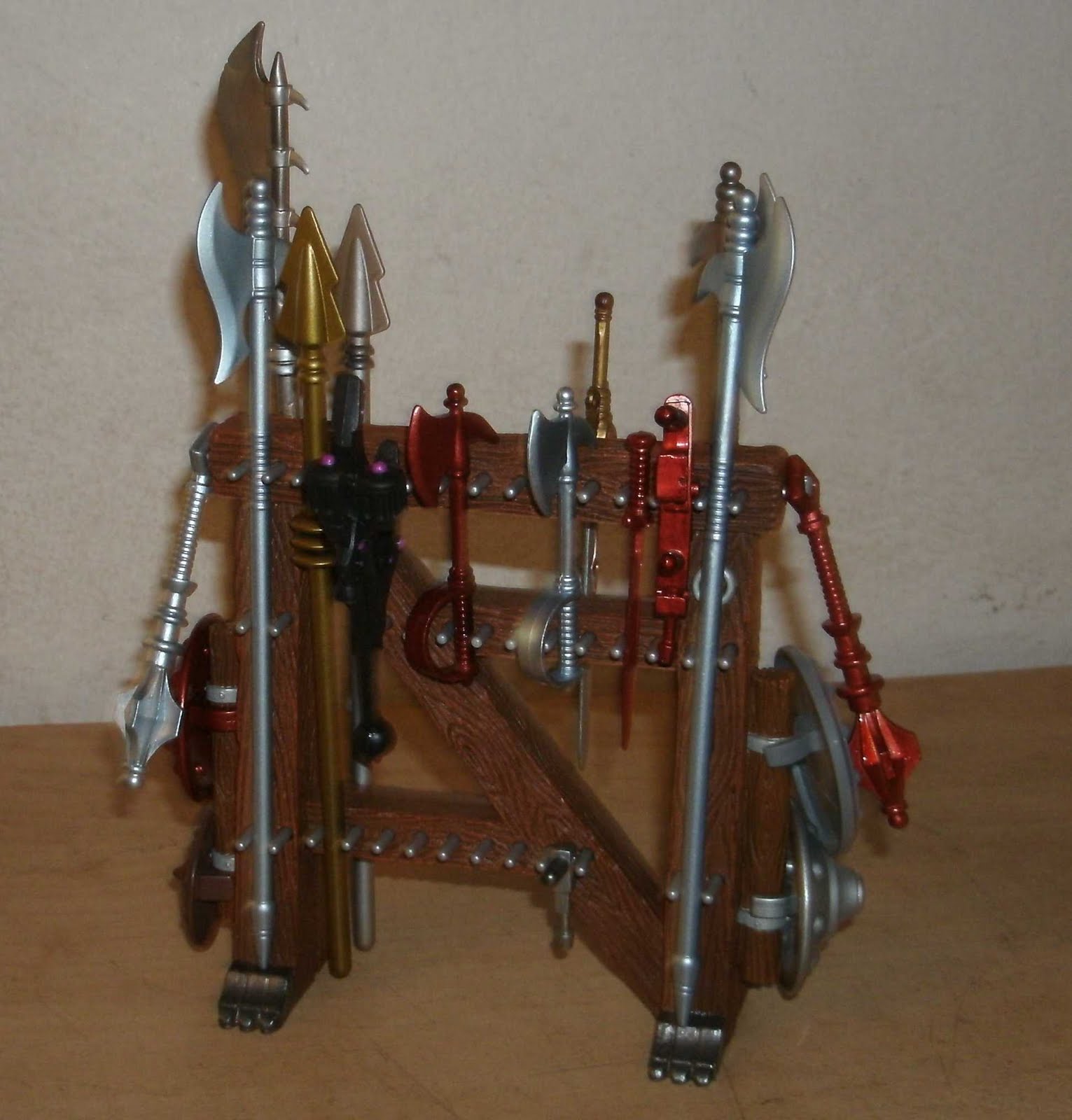 Nefty's House of Rants: It came from the Toy Chest: Weapons Rack