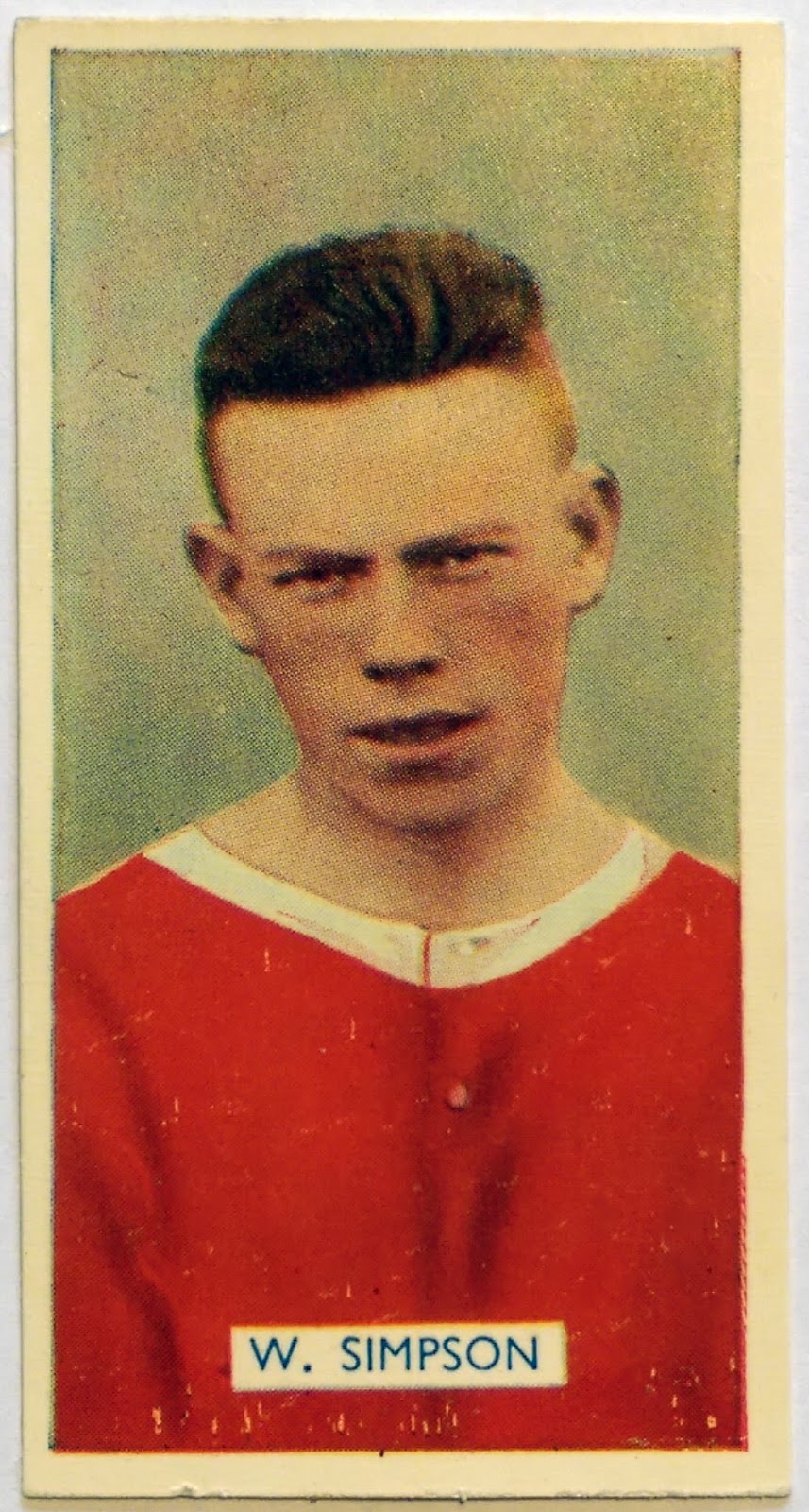 NFFC Cards & Stickers: Carreras Famous Footballers William Simpson