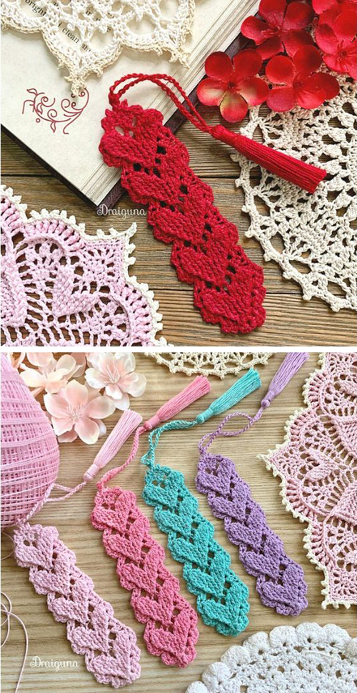 Beautiful Skills - Crochet Knitting Quilting : Higher Love Bookmark ...