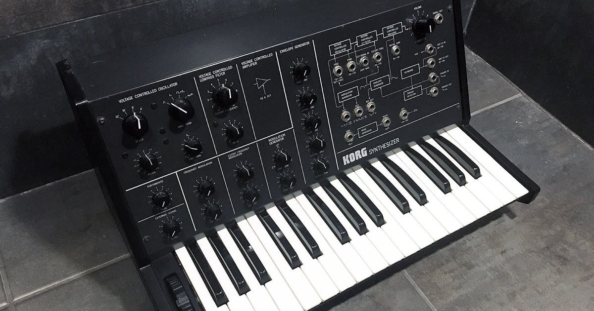 MATRIXSYNTH: KORG MS10 Vintage Analog Semi-Modular Mono Synth SN 132731