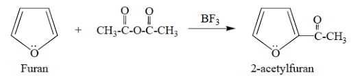 Electriphilic Substitution in Furan