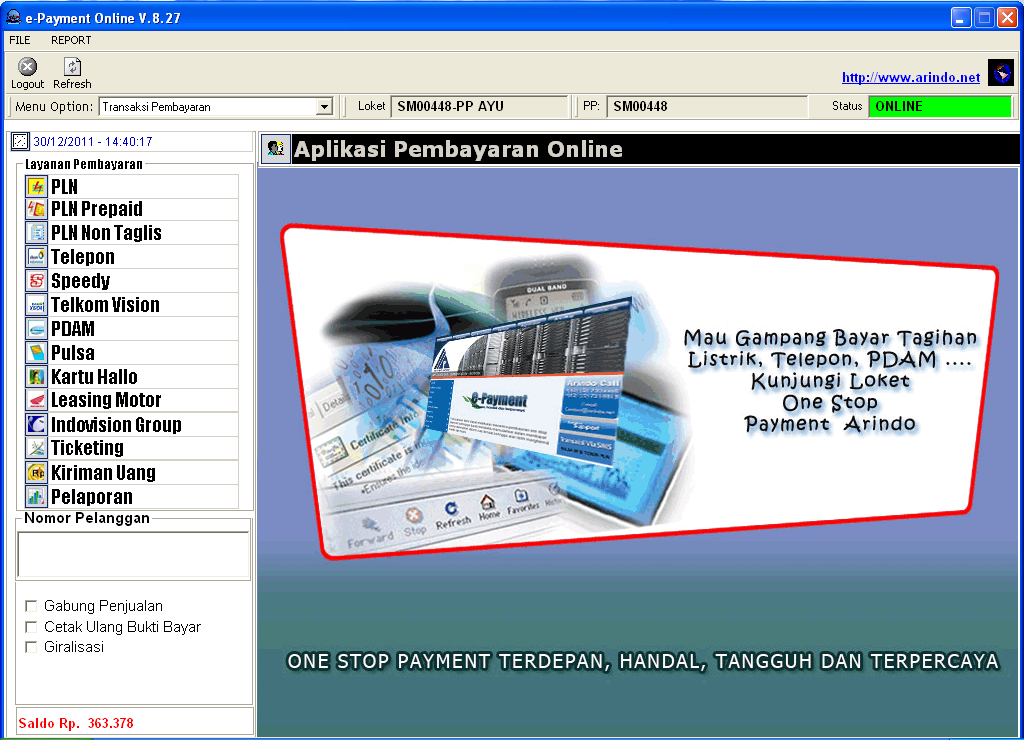 PPOB PT ARINDO PRATAMA